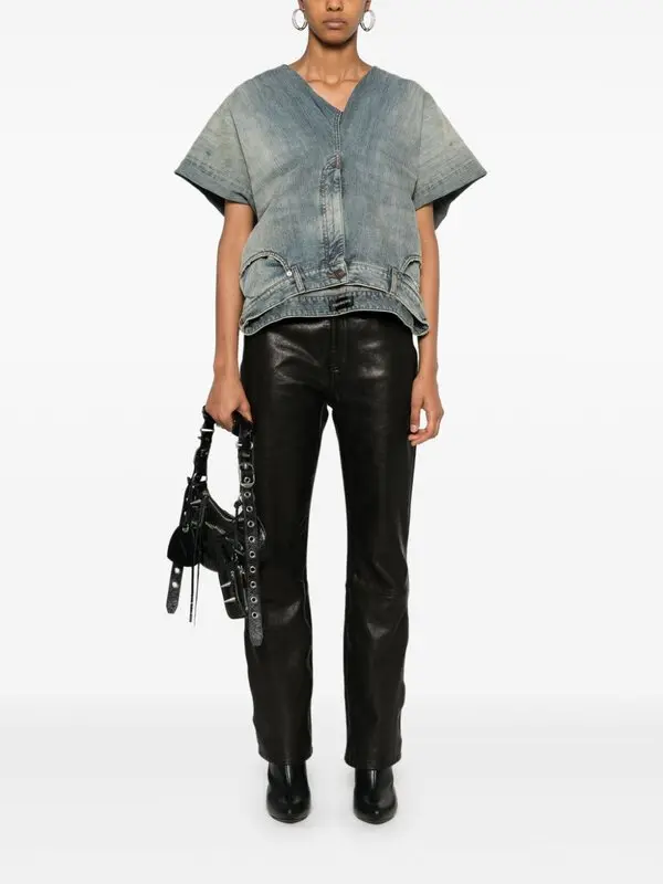 Balenciaga Denim Pants Top