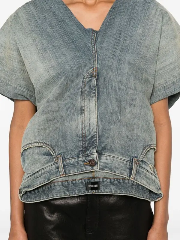 Balenciaga Denim Pants Top