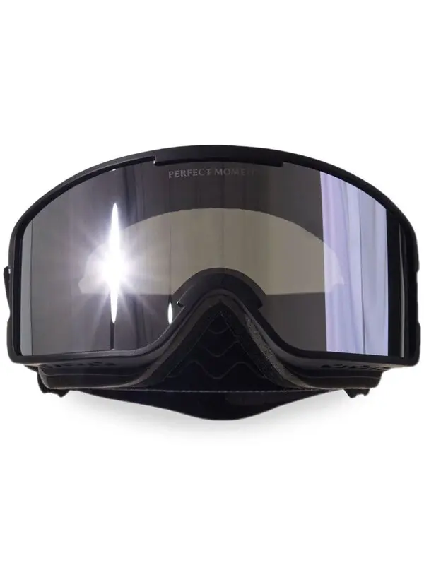 Perfect Moment Houndstooth Ski Goggles - Black