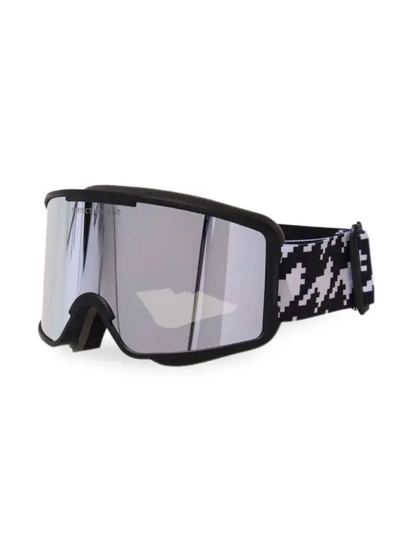 Perfect Moment Houndstooth Ski Goggles - Black