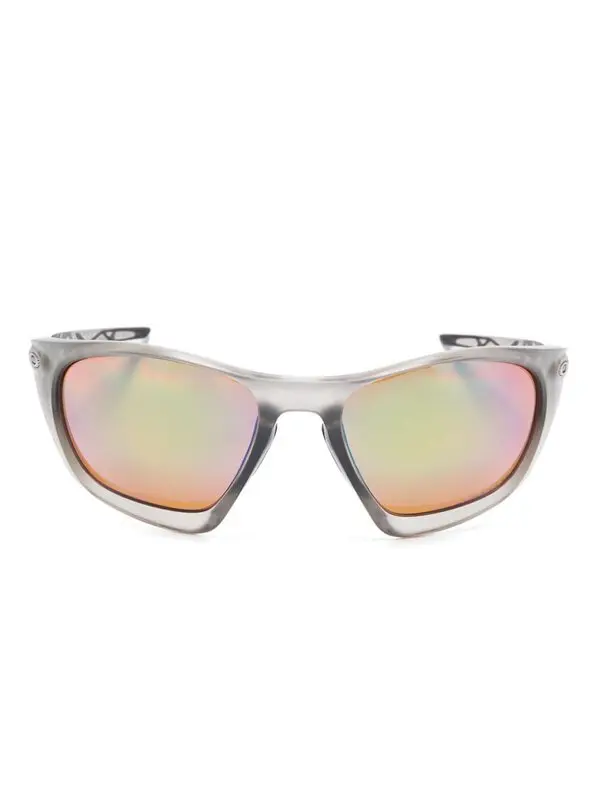 Oakley Lateralis Geometric-frame Sunglasses - Grey