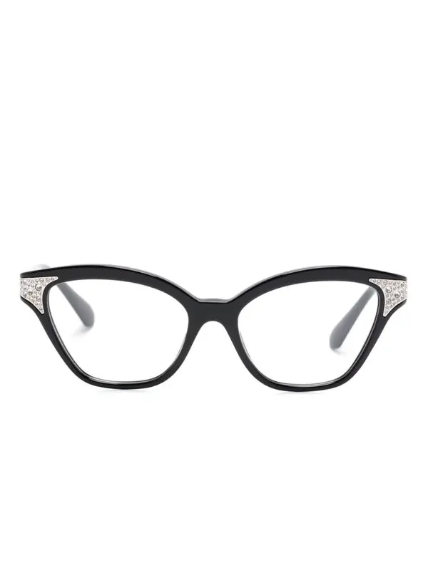 SWAROVSKI Crystal-embellished Sunglasses - Black