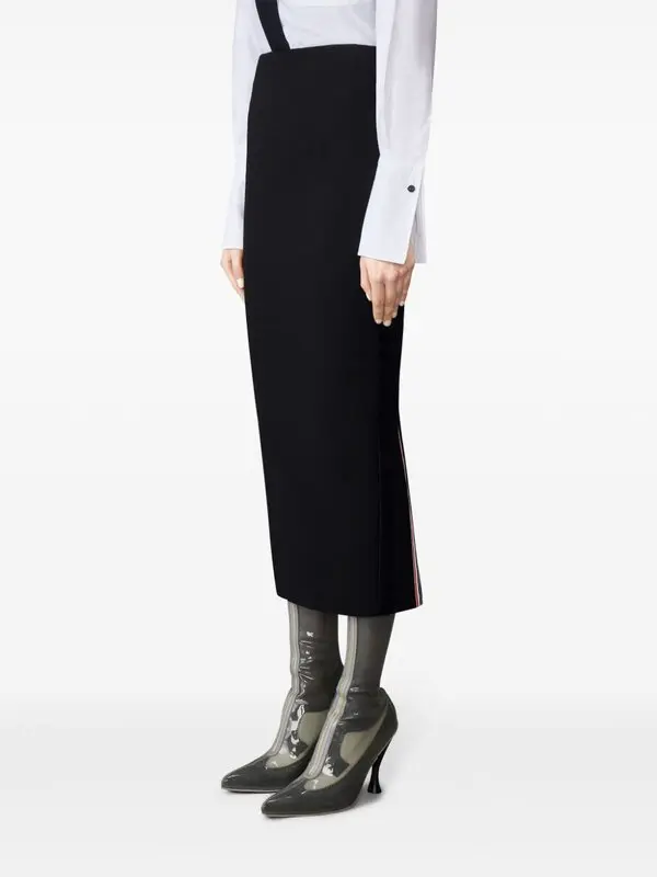 Thom Browne Wool Hobble Maxi Skirt
