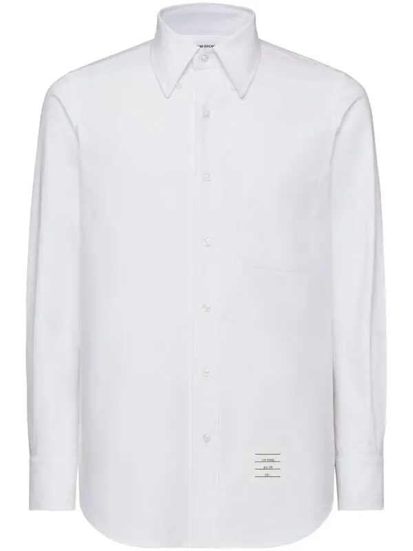 Thom Browne Logo-appliqué Shirt