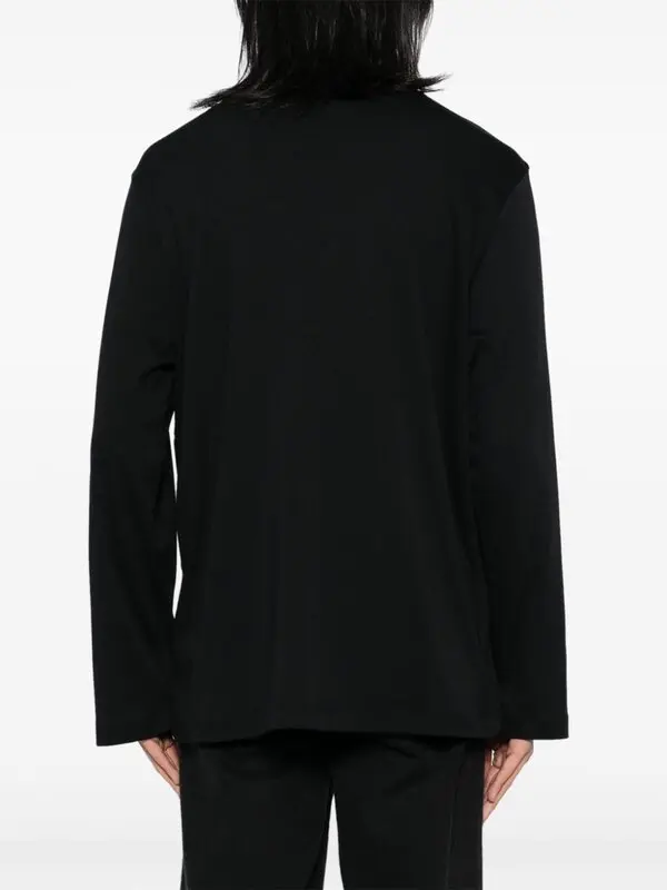 Helmut Lang Logo-embroidered T-shirt - Black