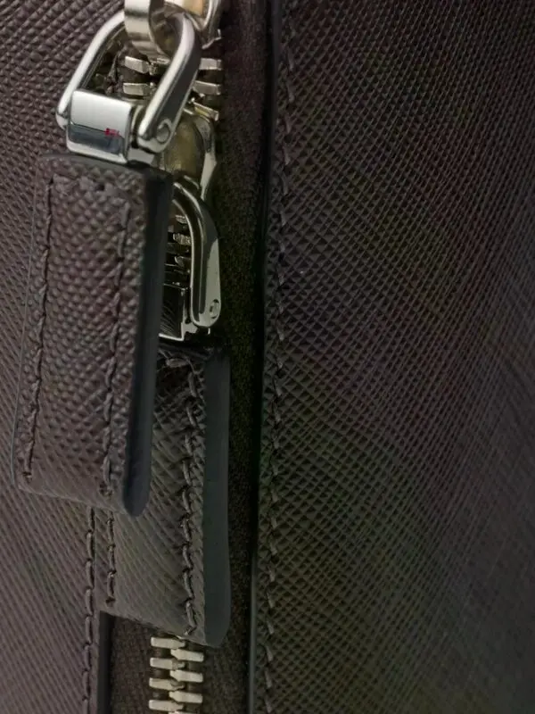 Prada Saffiano Leather Bag - Brown