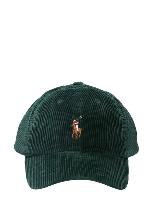 Polo Ralph Lauren Logo-embroidered Corduroy Cap - Green