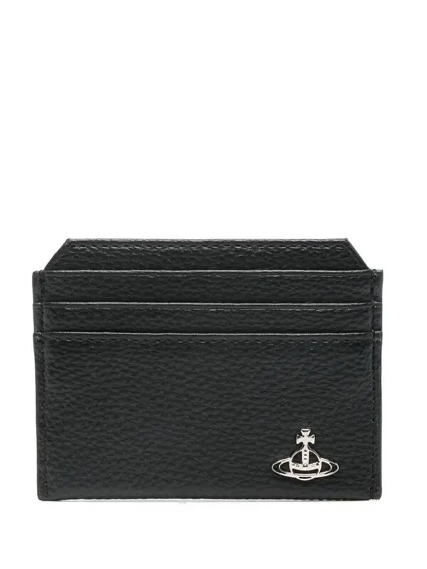 VIVIENNE WESTWOOD Orb-plaque Cardholder - Black