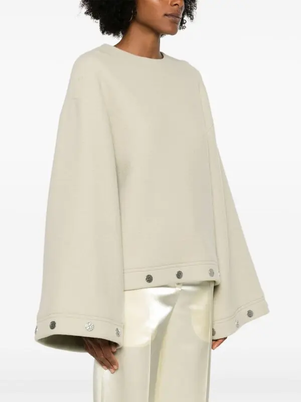 Nanushka Studded Bell-sleeve Top