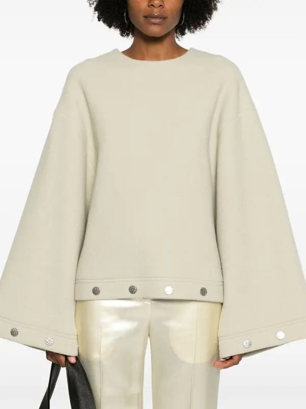 Nanushka Studded Bell-sleeve Top