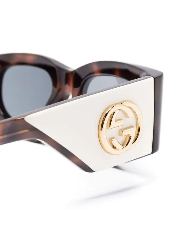Gucci Rectangle-frame Sunglasses