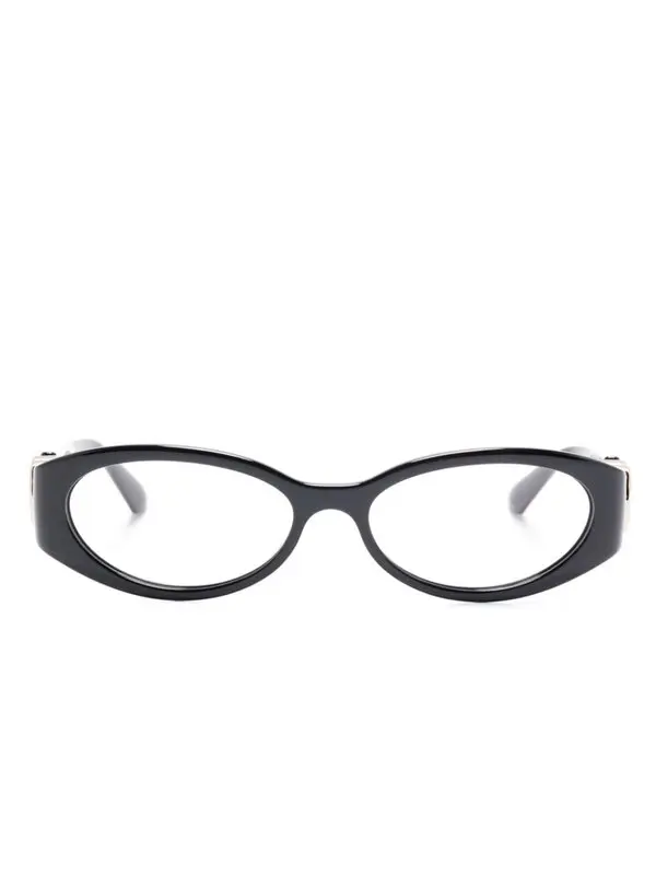 Gucci Oval-frame Glasses - Black