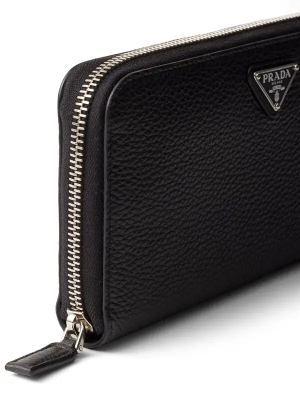 Prada Leather Wallet - Black