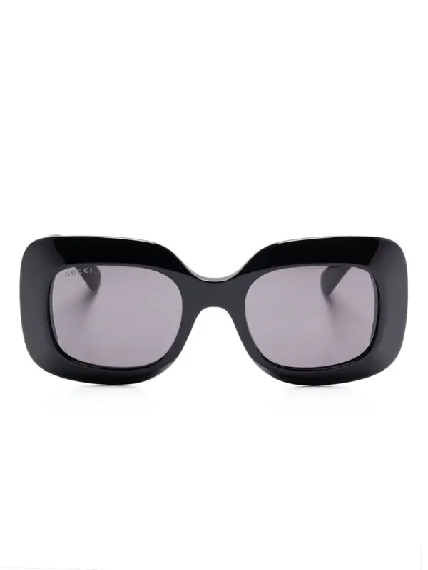 Gucci Interlocking G Logo Sunglasses - Black