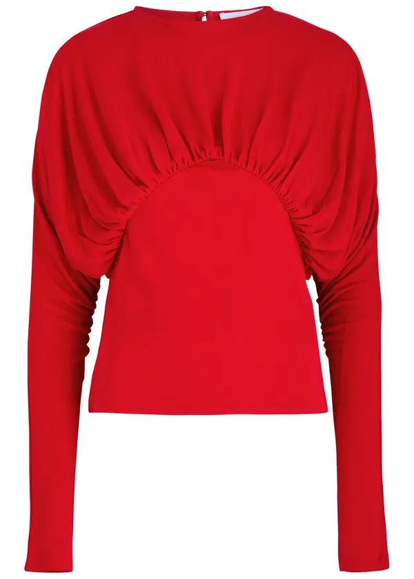 16Arlington Anve Draped Jersey Top