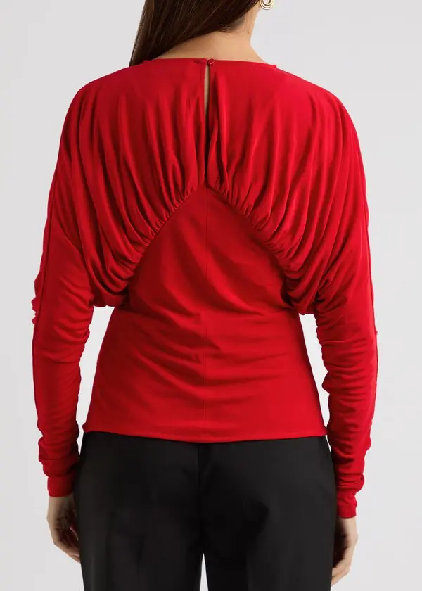 16Arlington Anve Draped Jersey Top