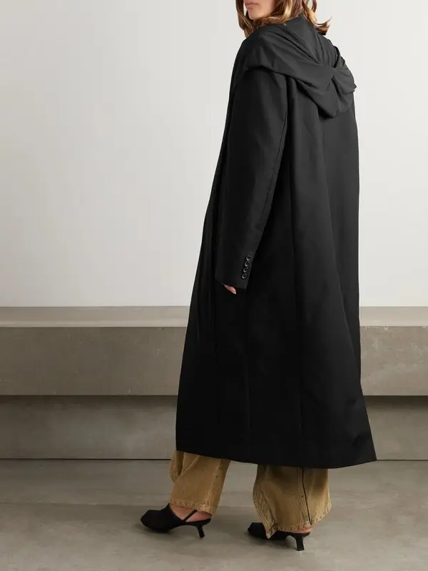 Y/project Hooded Draped Cotton Coat