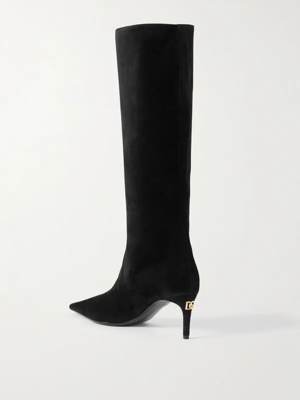 Dolce & Gabbana Mun Suede Knee Boots