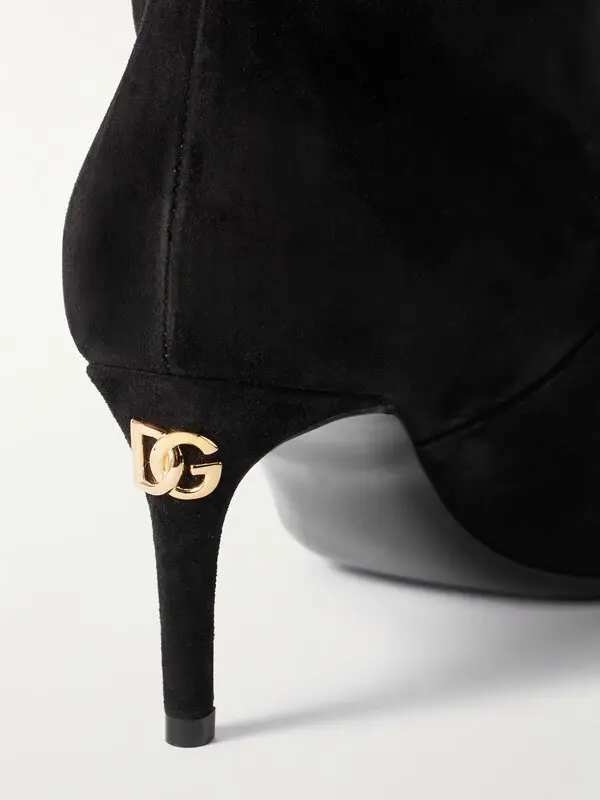 Dolce & Gabbana Mun Suede Knee Boots