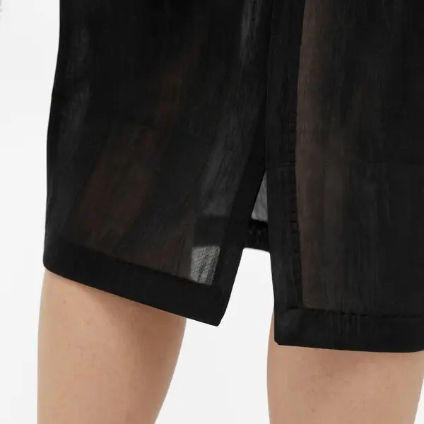 Auralee Elastic Sheer Nylon Skirt