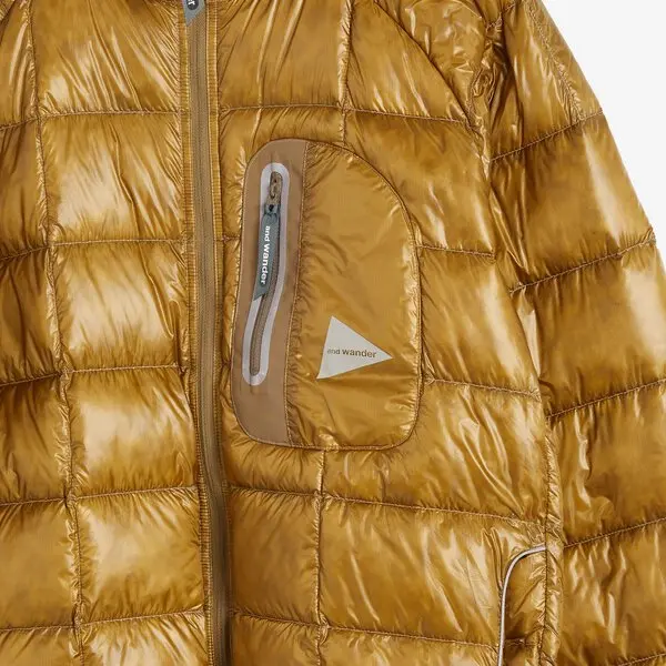 AND WANDER Diamond Stitch Down Jacket