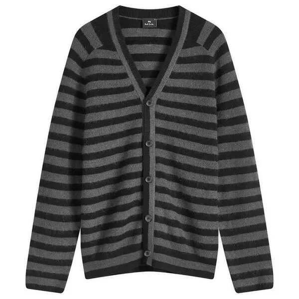 Paul Smith Stripe Cardigan - Black