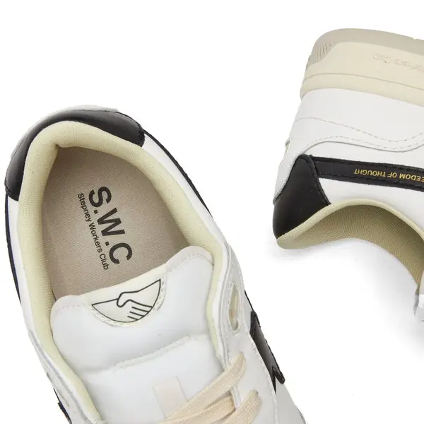 S.W.C STEPNEY WORKERS CLUB Pro Cup 01 S-strike Sneaker - White Black