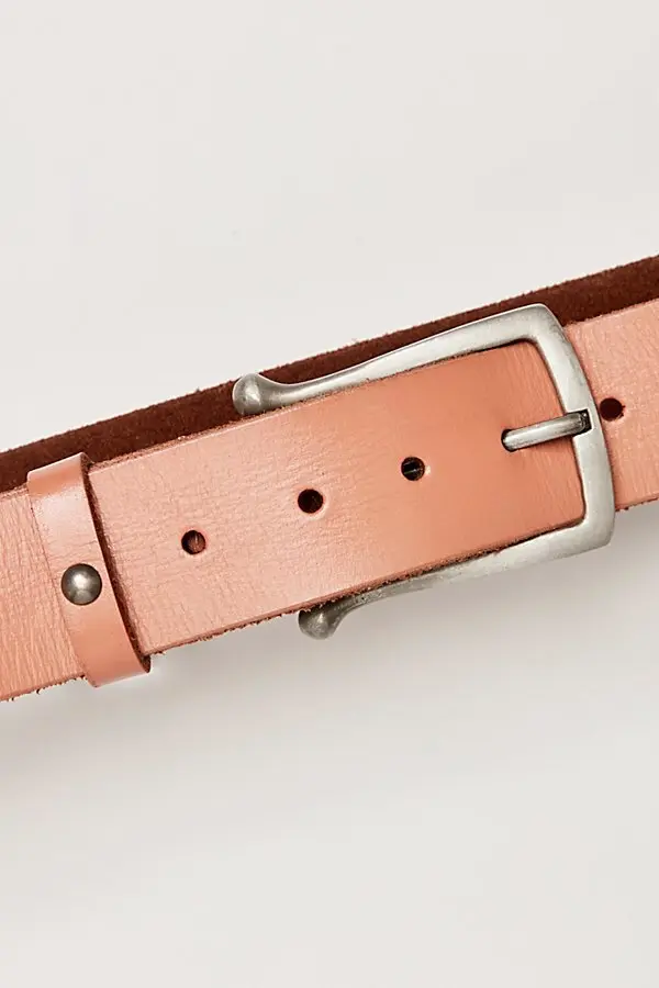 Free People Brooks Buckle Belt - Cantaloupe