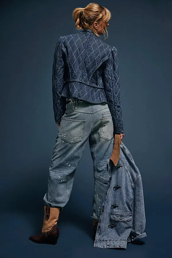 Free People Peggy Quilted Jacket