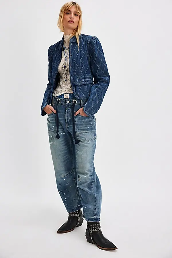 Free People Peggy Quilted Jacket