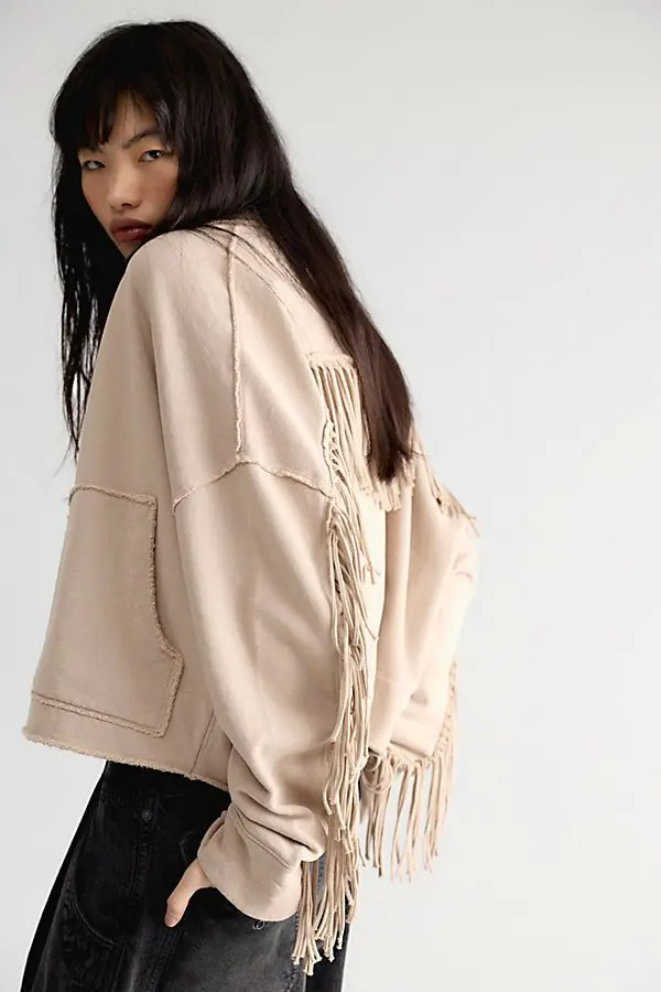 RAGABOND Wyatt Fringe Cardigan - Plaza