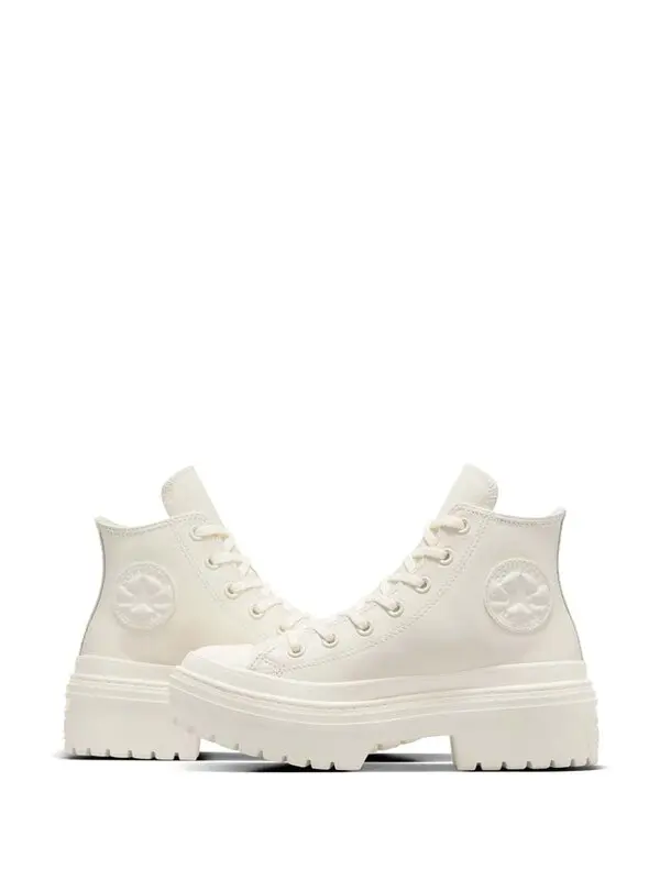 CONVERSE Lugged Heel Platform High-top Sneakers - Neutrals