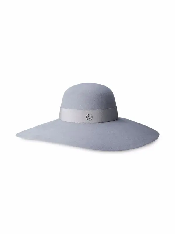 MAISON MICHEL Blanche Fur Felt Hat - Grey