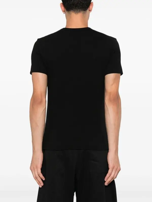 Play Comme Des Garcon Logo-print T-shirt - Black
