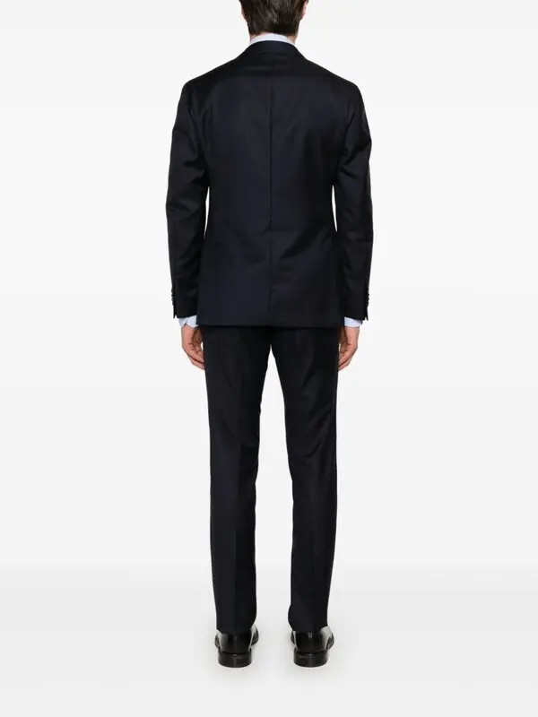 LUIGI BIANCHI MANTOVA Virgin Wool Suit - Blue