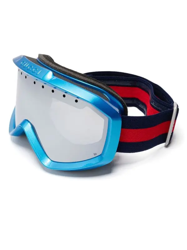 Gucci Sylvie Web Stripe Ski Goggles