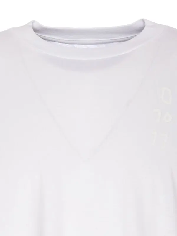 MAISON MARGIELA Numbers-print T-shirt - White
