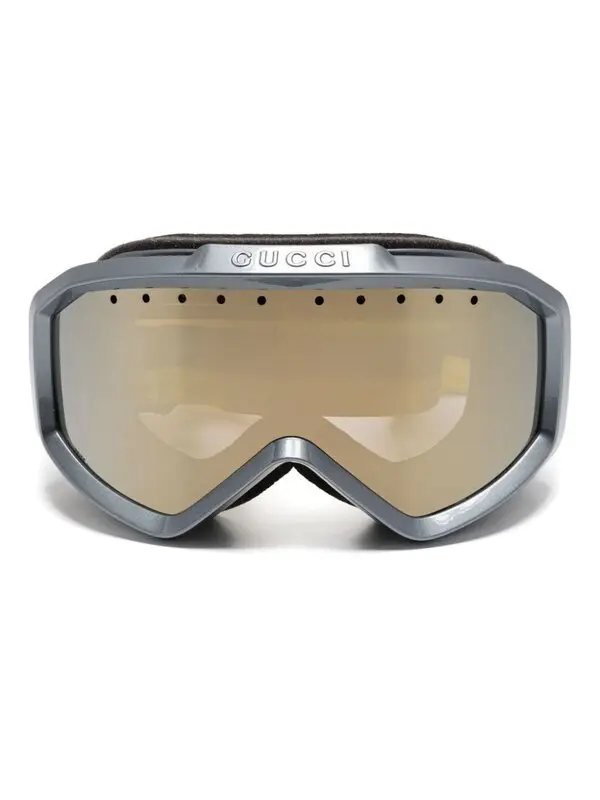 Gucci Logo-embossed Ski Goggles