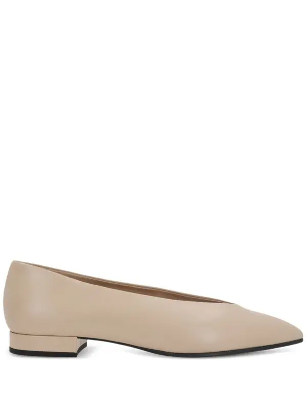 Loro Piana Rebecca Ballerina Shoes - Neutrals