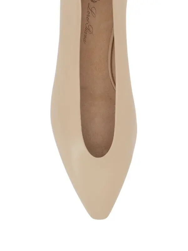 Loro Piana Rebecca Ballerina Shoes - Neutrals