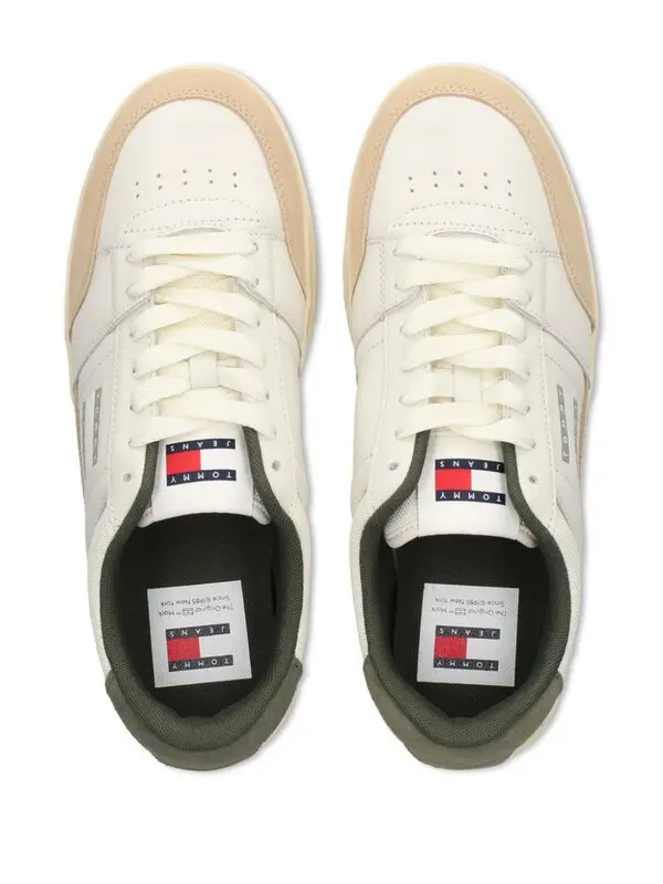 Tommy Hilfiger Tonal-logo Leather Trainers