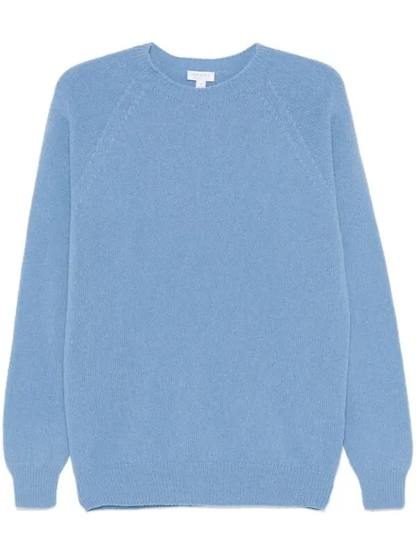 Sunspel Lambswool Crew-neck Sweater