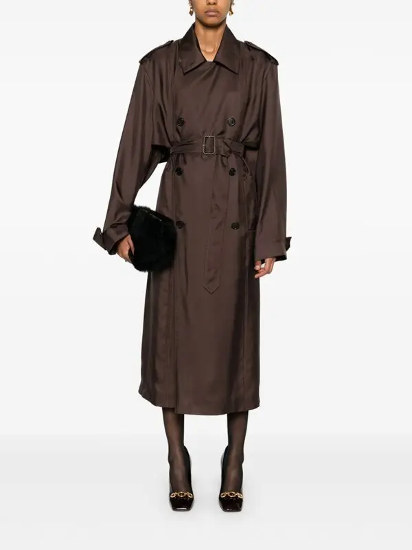 Saint Laurent Silk Trench Coat