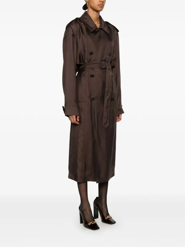 Saint Laurent Silk Trench Coat