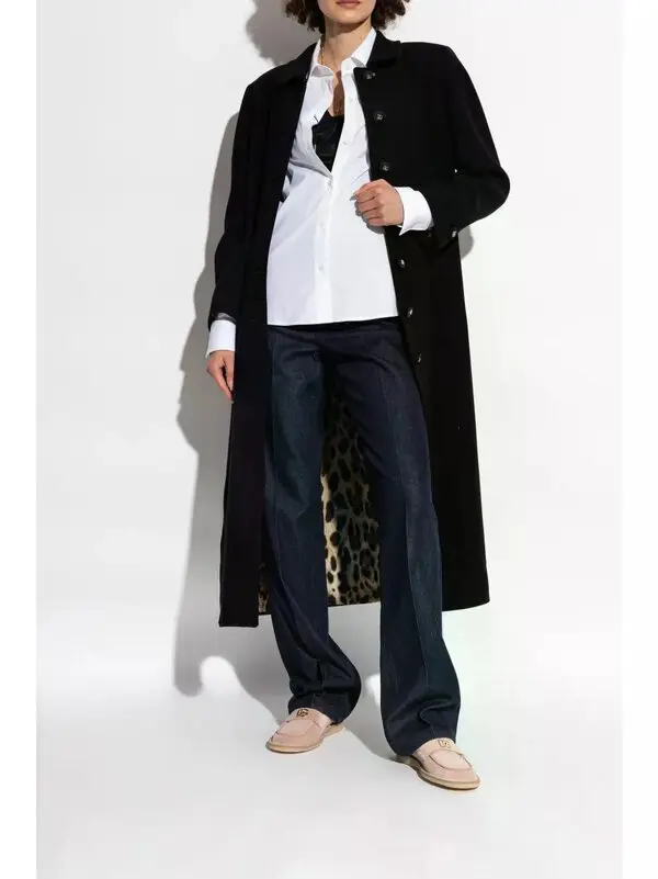 Dolce & Gabbana Logo-lettering Loafers - Pink