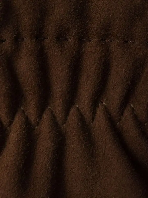 Prada Suede Gloves - Brown