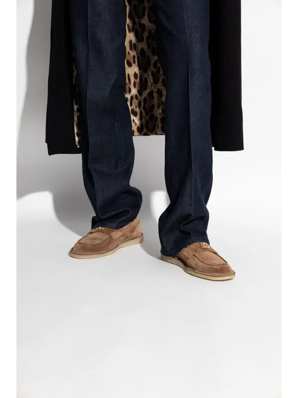 Dolce & Gabbana Logo-lettering Loafers