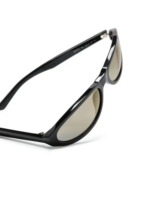 Balenciaga Oval-frame Sunglasses - Black