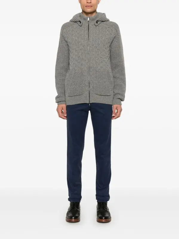 PT TORINO Slim-cut Chino Trousers - Blue