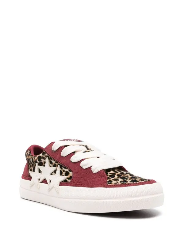 Amiri Sunset Skate Leopard-print Sneakers - Red